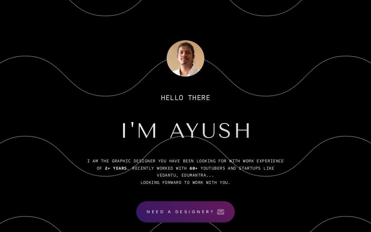 AYUSH'S PORTFOLIO